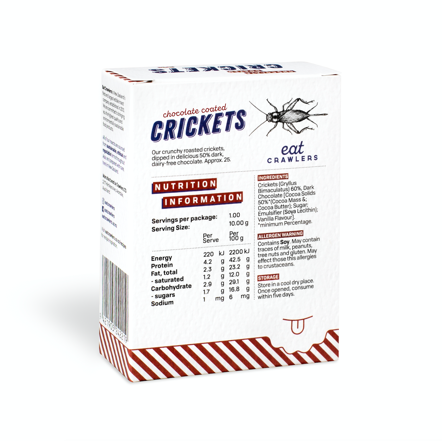 Buy Dark Chocolate Crickets NZ | Edible Insect Treats | Eat Crawlers ...