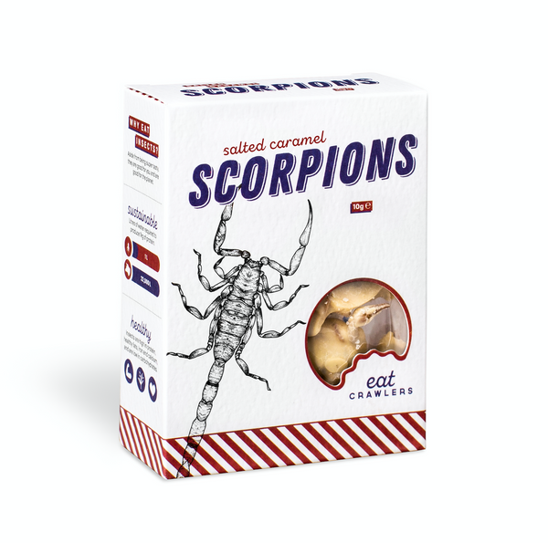 Buy Salted Caramel Scorpions NZ | Edible Insects by Eat Crawlers – Eat ...