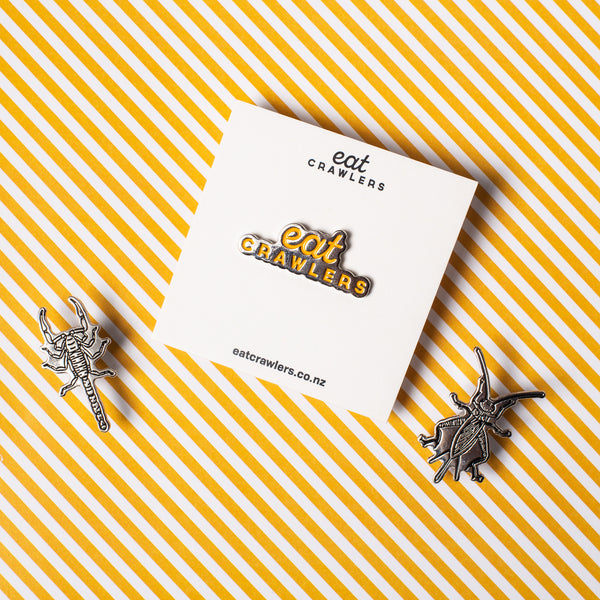 Buy Scorpion Enamel Pin NZ | Eat Crawlers Official Merch